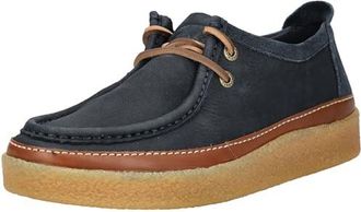 Clarks Homme Clarkwood MOC Derby, Navy Nubuck, 42.5 EU