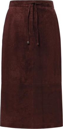 Max Mara Femme, Jupes, Rouge, Taille: 36 FR Midi Skirts
