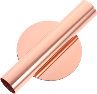 Soimiss Runde Wandvase aus Metall Ros&eacute;gold Wandblumenvase mit Rundem Rohrdesign Dekorative Wandblumenhalterung f&uuml;r Hochzeit Wohnzimmer K&uuml;che Moderne Wanddeko 