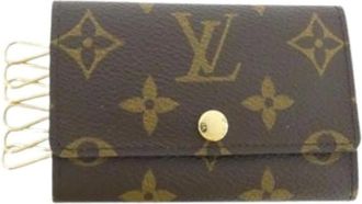 Louis Vuitton unisex, Pre-owned, Brun, Taille: ONE Size Porte-cl&eacute;s Monogram Pre-owned