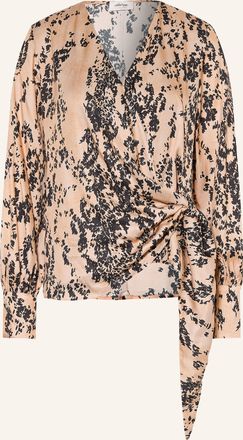 ottod'Ame Ottodame Wickelbluse beige