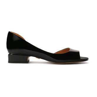Kazar Lackierte Pumps mit ausgeschnittener Oberseite und Nasenpolstern - - Shoes - Damen - Schwarzk - 36 EU