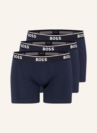 HUGO BOSS 3er-Pack Boxershorts Power blau