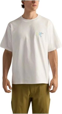 Arc'teryx T-shirt Logo Kragg Coton SS - Homme - Tops - Blanc - Taille: M