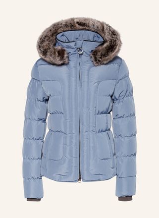 Wellensteyn Wellensteyn Steppjacke Astoria Short Mit Abnehmbarem Kunstfell blau