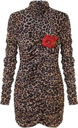 Blumarine Kurzes Kleid - Braun