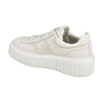 Hogan Femme, Chaussures, Blanc, Taille: 37 1/2 EU H-Stripes Baskets