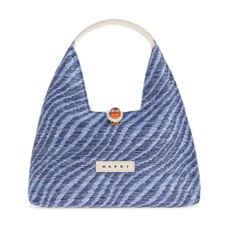 Marni Femme, Sacs, Bleu, Taille: ONE Size Handbag With Logo