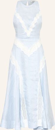 Sandro Sandro Kleid Mit Spitze blau