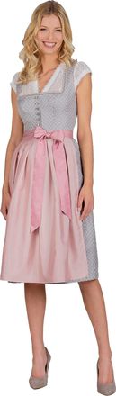 Stockerpoint Damen Valencia Midi Dirndl, grau, 36