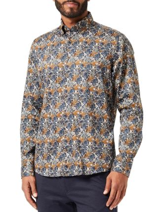 Bugatti Oberteile-Herren-Freizeithemd 1:1 Arm