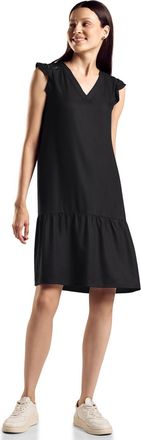 Street One Damen A144126 Tunika-Kleid, Black, 34
