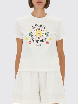 Casablanca T-Shirt CASABLANCA Femme couleur Blanc