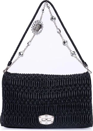 Miu Miu Crossbody Bags - Crystal Cloque - Gr. unisize - in Schwarz - f&uuml;r Damen