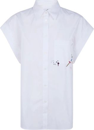 Paul Smith Femme, Tops, Blanc, Taille: 38 FR Polo Chemises