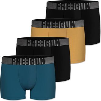 Freegun Lot de 4 boxers homme Signature Karl