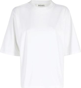 R&oacute;he Femme, Tops, Blanc, Taille: 34 FR T-Shirt Oversize