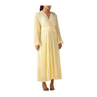 Twinset Damen, Kleider, Gelb, XSGr&ouml;&szlig;e