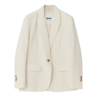 Day Birger Et Mikkelsen Femme, Vestes, Beige, Taille: 40 FR Blazer Classique en Gabardine