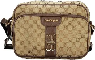 Laura Biagiotti Femme, Sacs, Beige, Taille: ONE Size Sac &agrave; main en polyester au design &eacute;l&eacute;gant