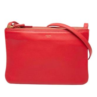 Celine Sac bandouli&egrave;re Trio Pre-owned - Femme - Pre-owned - Rouge - Taille: ONE Size