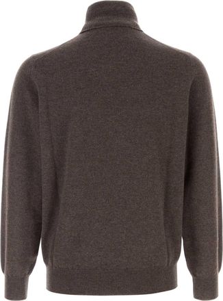 Brunello Cucinelli Wool Turtleneck Sweater - Brown