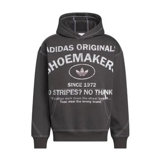 adidas Homme, Sweatshirts et sweats &agrave; capuche, Noir, Taille: M Shoemaker Graphic Sweat &agrave; capuche