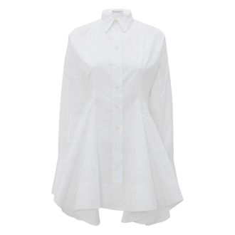 J.W.Anderson Ausgestellte Tunika mit Drapierungen - - Blouses & Shirts - Damen - Wei&szlig; - XS