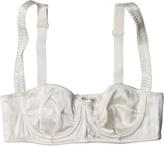 Dolce & Gabbana Femme, Sous-v&ecirc;tements, Blanc, Taille: 34 FR Soutien-gorge Balconnet Semi-Rembourr&eacute; &agrave; Armatures