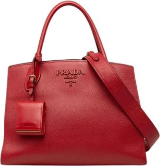 Prada Pre-owned Vintage Satchel - Femme - Pre-owned - Rouge - Taille: ONE Size