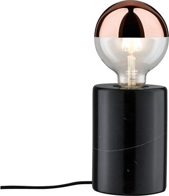Paulmann 79600 Neordic Soa Tischleuchte rund max.1x20W E27 Schwarz 230V Marmor