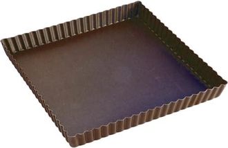 Göbel 226710 Quadratische Torte mit festem Boden Antihaftbeschichtet