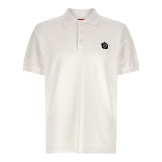Kenzo Homme, Tops, Blanc, Taille: M Boke Flower 2.0 Polo