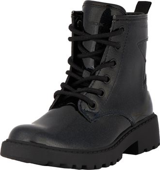 Geox J Casey Girl Ankle Boot, DK Navy, 40 EU