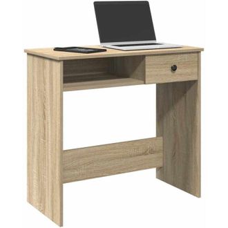 vidaXL Bureau Ch&ecirc;ne Sonoma 80x40x75 cm Agglom&eacute;r&eacute; - Vidaxl