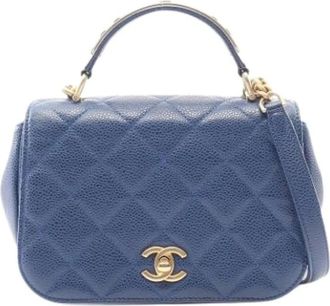Chanel Sac bandouli&egrave;re mini vintage Pre-owned - Femme - Pre-owned - Bleu - Taille: ONE Size