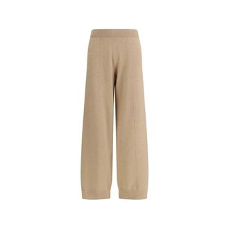 Fabiana Filippi Strickhose mit Rippbund und weitem Bein - - Trousers - Damen - Braun - XS