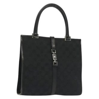 Gucci Sac &agrave; main en toile Pre-owned - Femme - Pre-owned - Noir - Taille: ONE Size