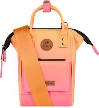 Cabaia CABAIA Nano Bag Cabourg - Sac Bandouli&egrave;re 1,8 L pour Femme et Homme - Tissu Recycl&eacute;, D&eacute;perlant et Vegan - Design Compact et Pratique - Rose