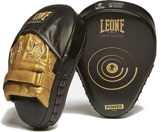 LEONE 1947 Leone 1947 Boxpratzen Power Line aus B&uuml;ffelleder - Premium Boxen Muay Thai Kickboxen Pratzen Pads Handpratzen Schlagpolster