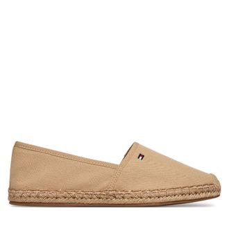 Tommy Hilfiger Espadrilles Tommy Hilfiger Flag Canvas Espadrille FW0FW08541 Beige