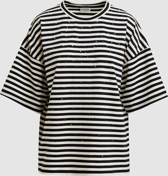 Essentiel Tee Shirts Joste Blanc Noir