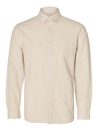 Selected Slhslimnew-Linen Shirt Ls Noos