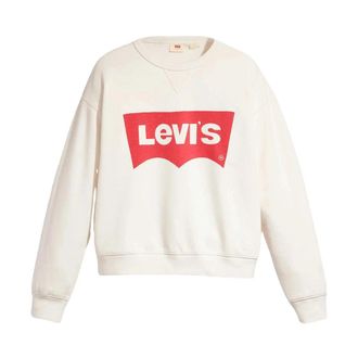 Levi's Graphic Signature Rundhals-Sweatshirt - - Sweatshirts & Hoodies - Damen - Beige - M