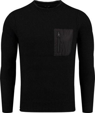 Key Largo Herren Strickpullover MST FLOOR ROUND