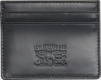 Levi's Leather Card Case - Herren - Schwarz / Schwarz