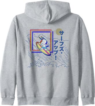 Peanuts Tokyo Snoopy Surft in Japan, Vintage-Kanji-Panne, VHS Kapuzenjacke