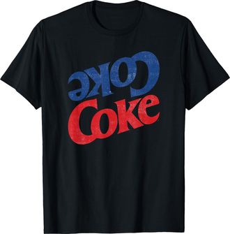 Coca Cola Ware Americana Mirrored Image Coke Logo T-Shirt