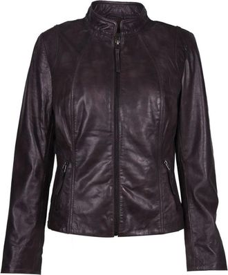 BTF-CPH Btfcph, Femme, Vestes, Noir, Taille: 36 FR Lamb Leather Biker Jacket