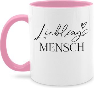 Shirtracer Tasse Tassen 325ml - Freund - Lieblingsmensch | Valentinstag Geschenke | Partner Geschenk Partnerin | Geschenk Freundin | Geschenke Weihnachten - 325 